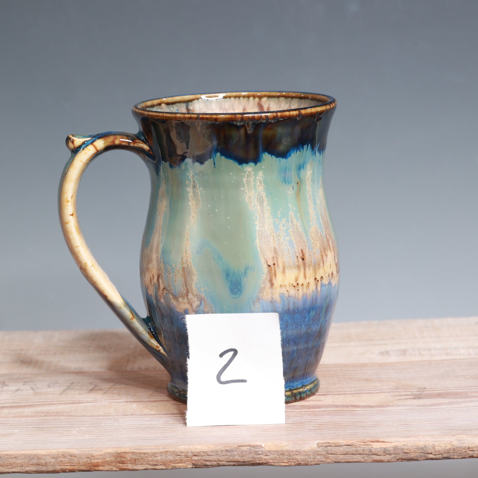 Handcrafted Mocha Monkey Pottery Mug